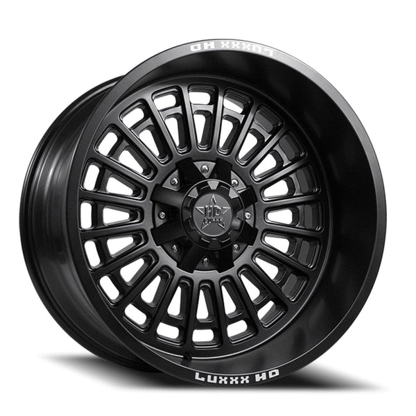 22x12 Luxxx HD LHD27 8x6.5 8x170 Offset (-44) Center Bore (125) LHD272 – Black Patch Performance