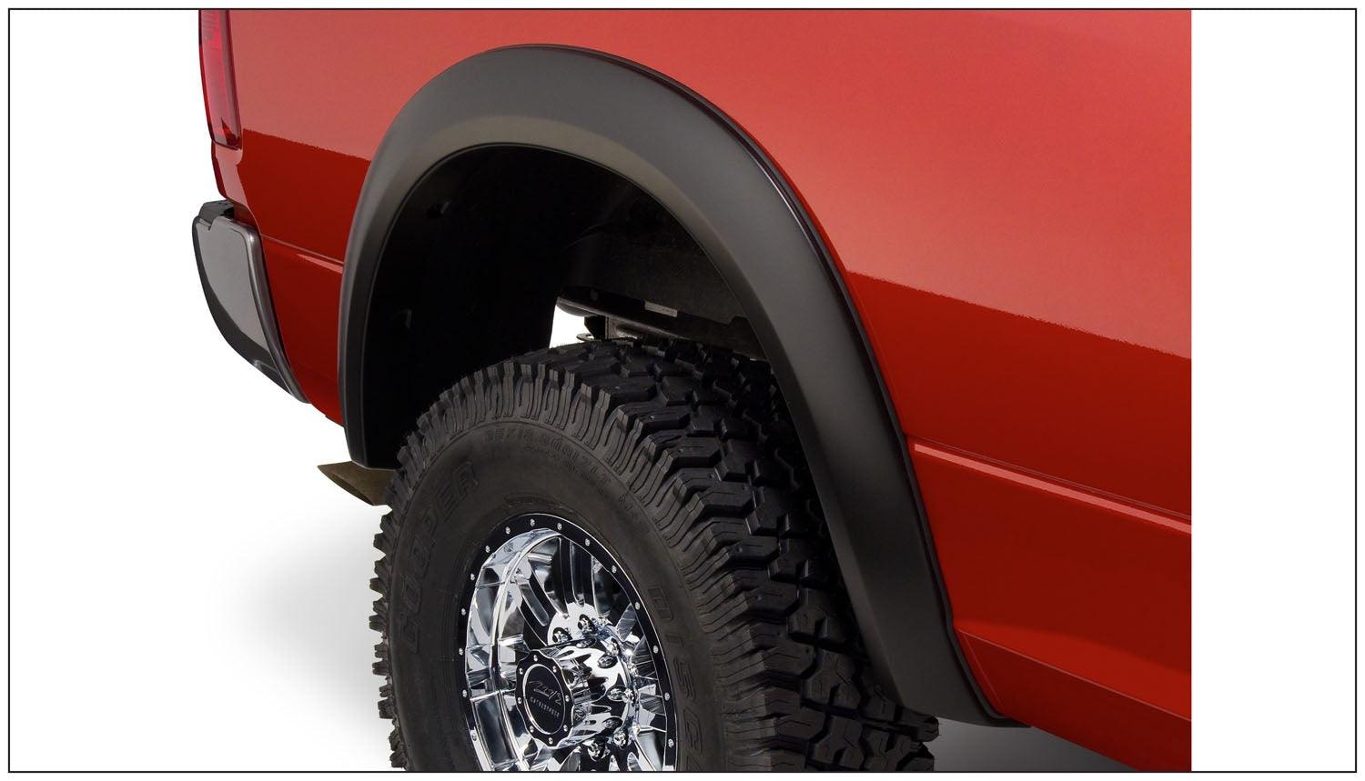 Dodge (Bed Length: 75.9, 76.3, 78.0Inch) Fender Flare - Rear – Black ...