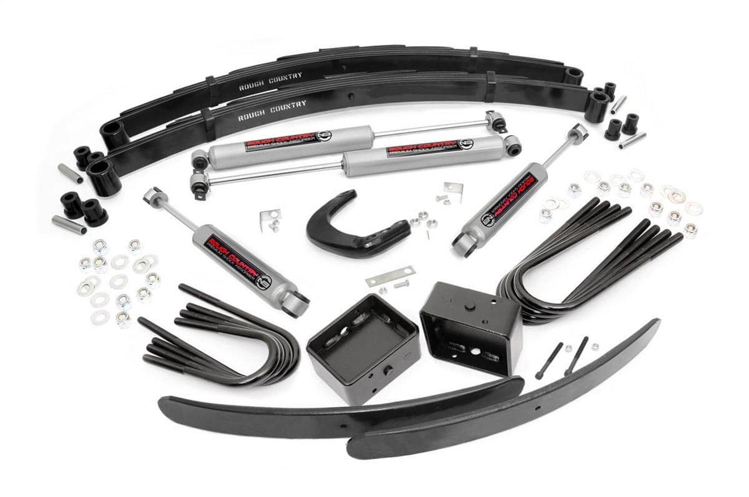 Rough Country 6 in Suspension Lift Kit w/Shocks - 12730 – Black Patch ...