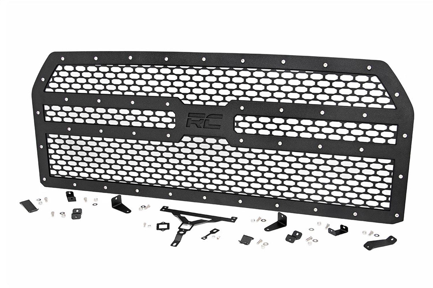 Rough Country Laser-Cut Mesh Replacement Grille - 70191 – Black Patch Performance