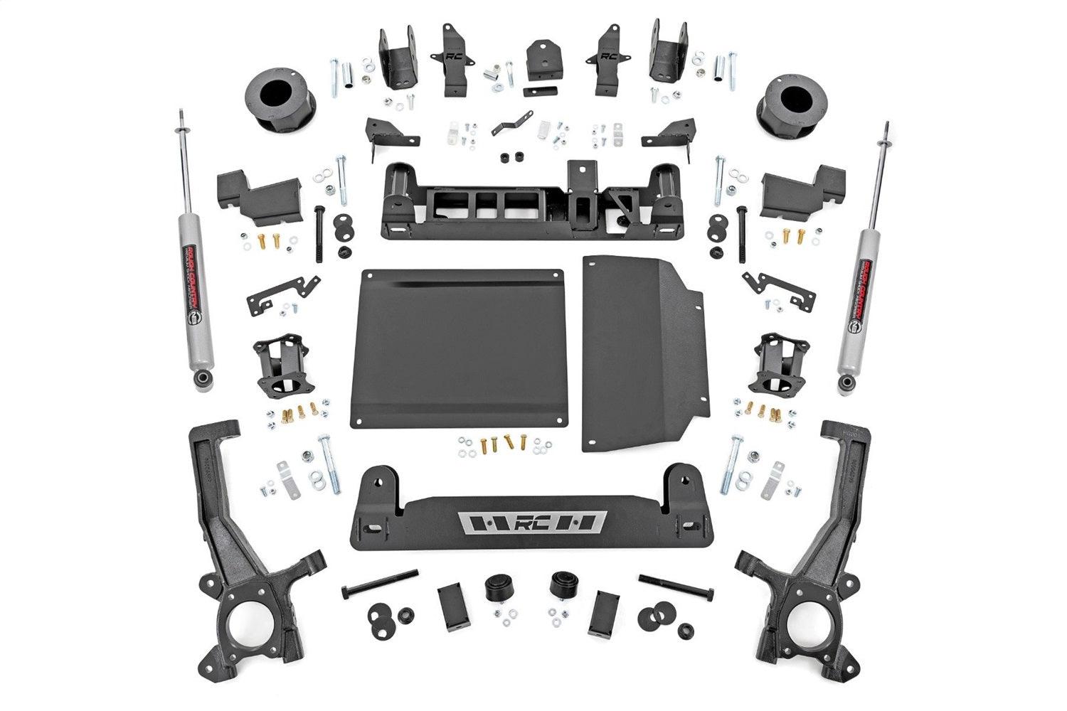 Rough Country 4 in Suspension Lift Kit - 70430 – Black Patch Performance