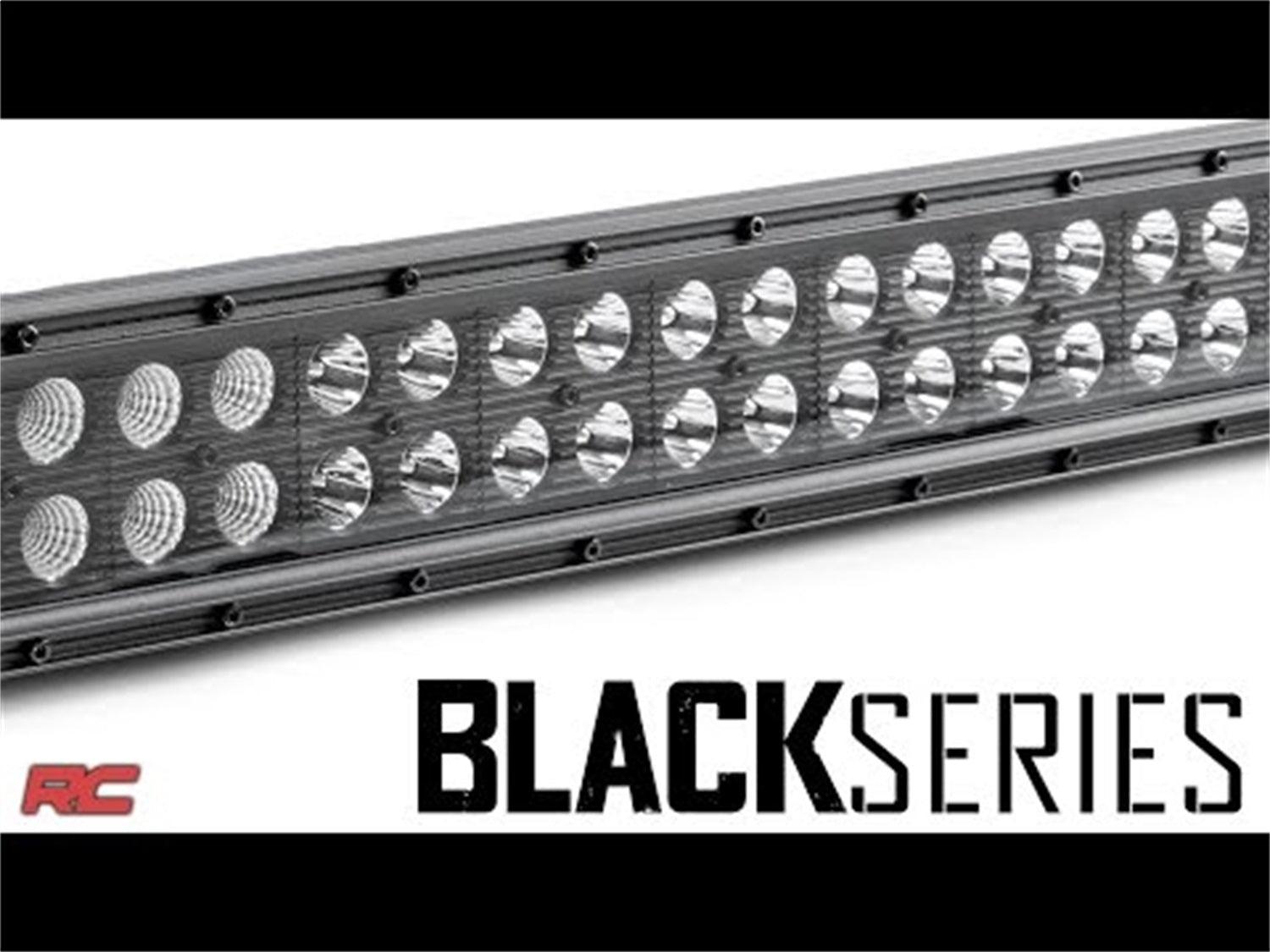 Rough Country Cree Black Series LED Light Bar - 72740BL – Black Patch Performance