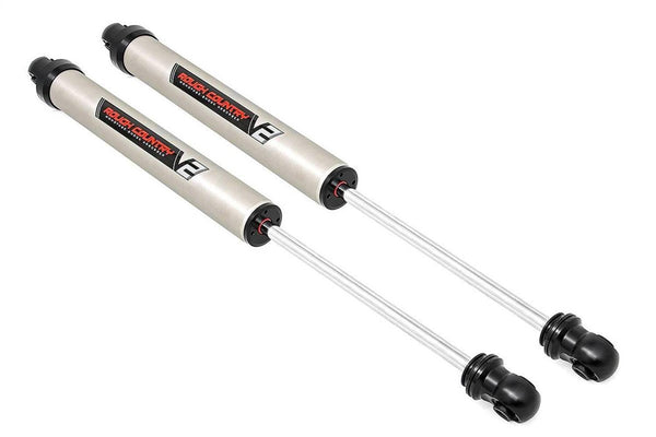 Rough Country V2 Monotube Shocks - 760739_B – Black Patch Performance
