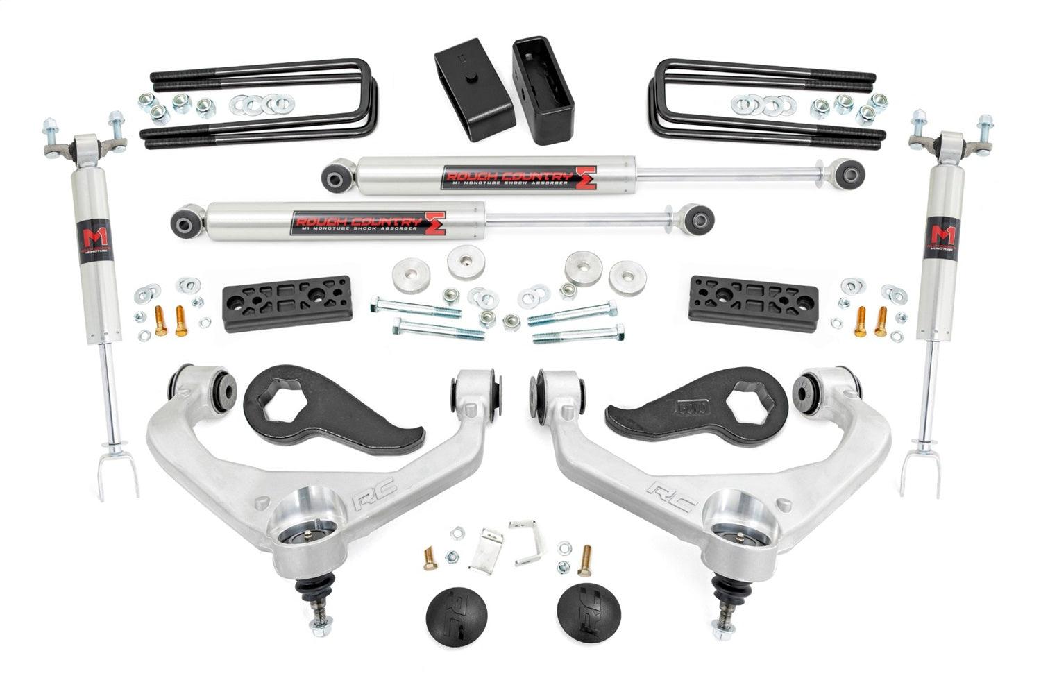 Rough Country 3 in Suspension Lift Kit w/Shocks - 95840 – Black Patch ...