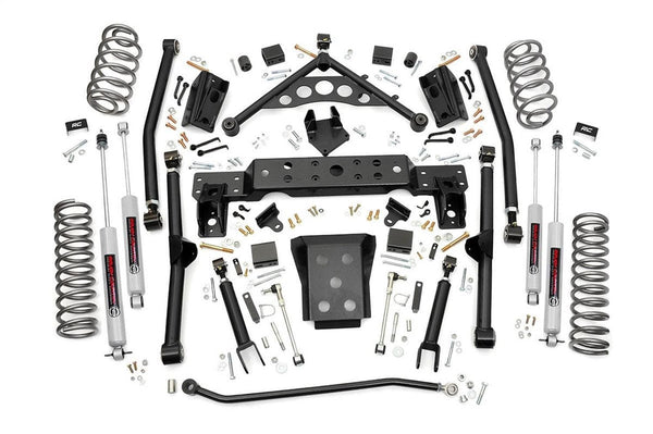 Rough Country 4 in X-Series Long Arm Suspension Lift Kit w/Shocks - 90 ...