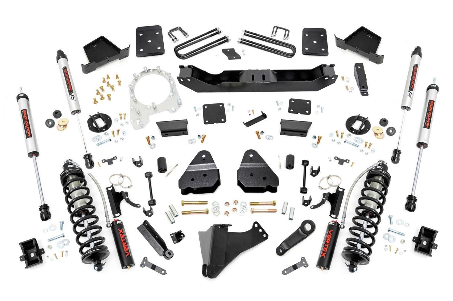 Rough Country 6 in Suspension Lift Kit w/Shocks - 50456 – Black Patch ...