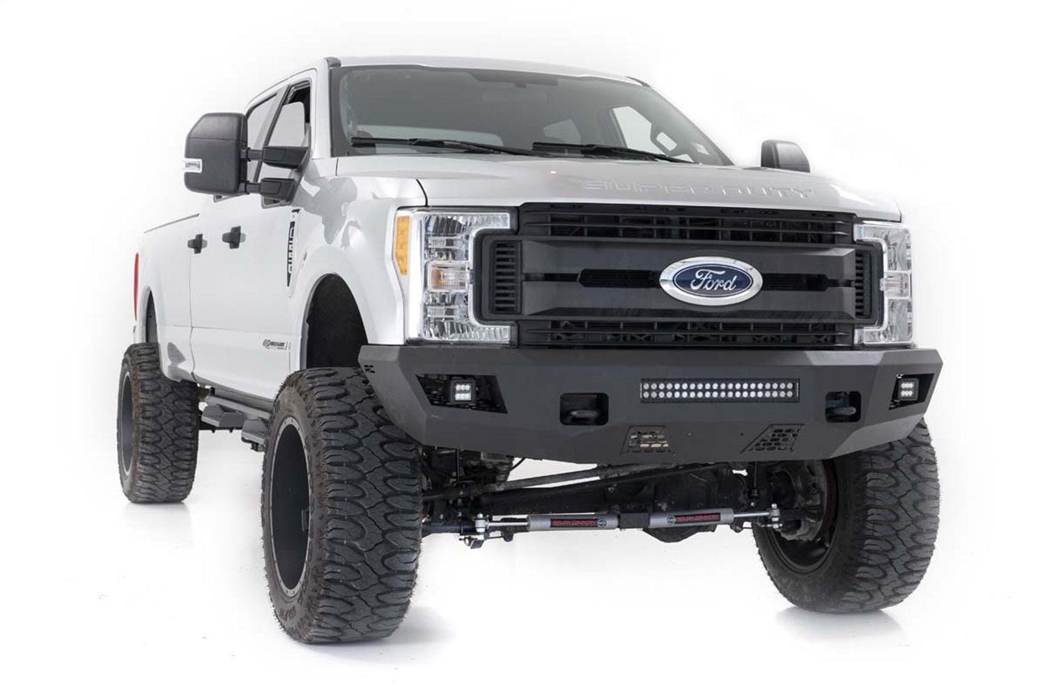 Rough Country Heavy Duty Front LED Bumper - 10787 – Black Patch Performance