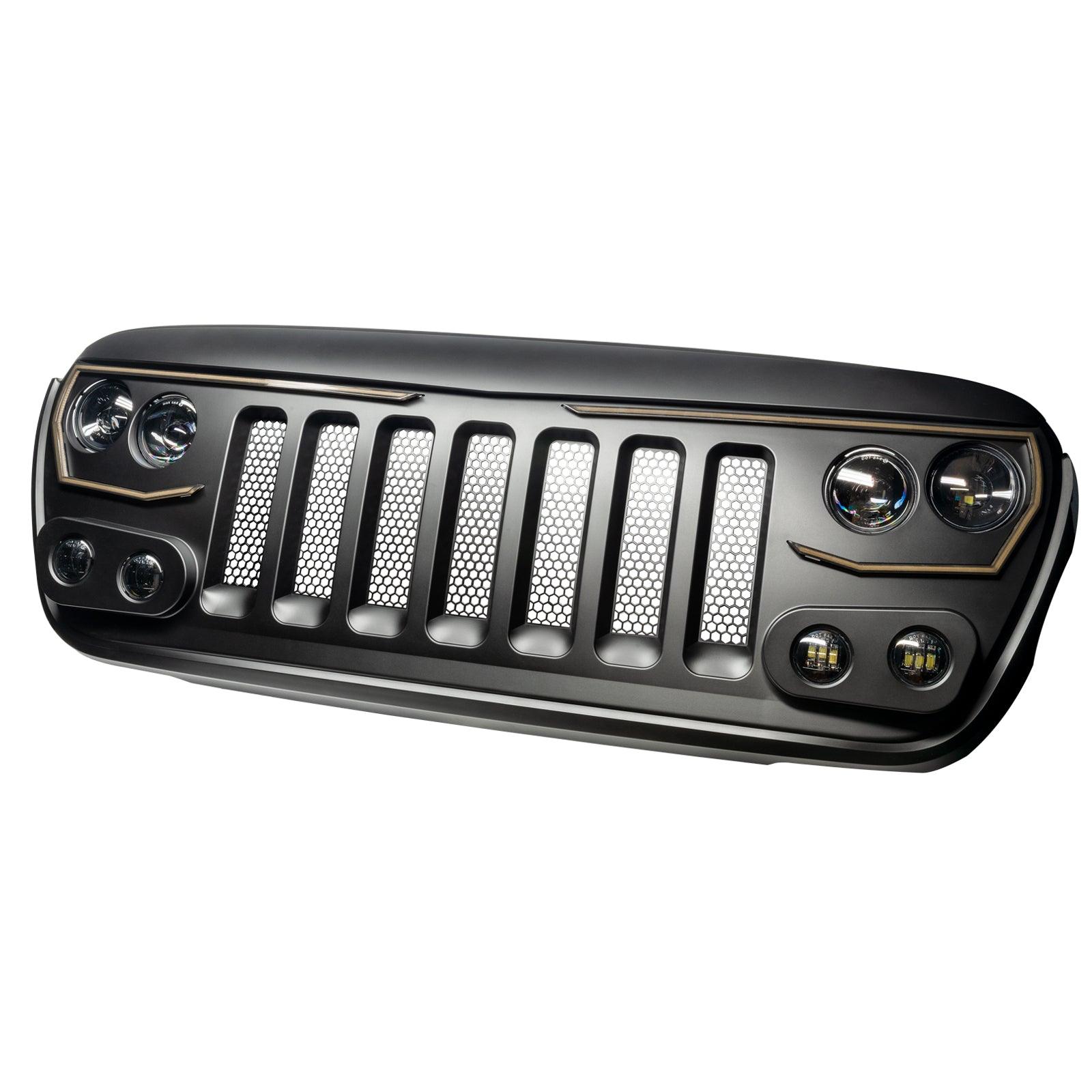 5837-PRO - Grille / Hood Scoop / Bumper Cover Kit – Black Patch Performance